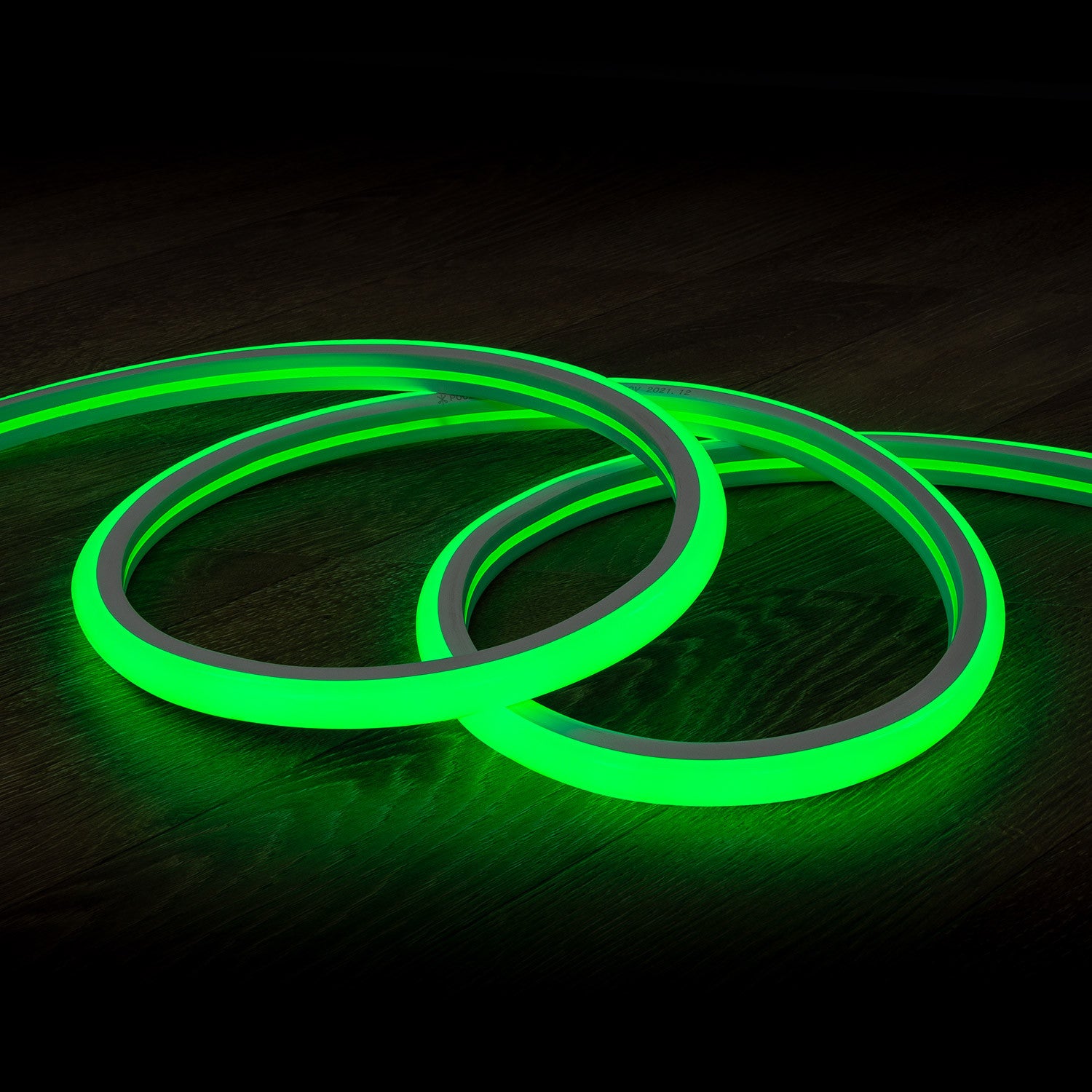 Ledkia Tira LED Neón Regulable 220V Verde Semicircular 180 9W/m Corte ...