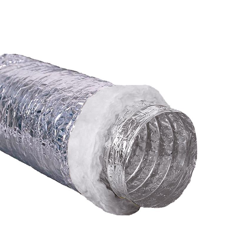 Conducto flexible multicapa de aluminio con aislamiento afónico ...