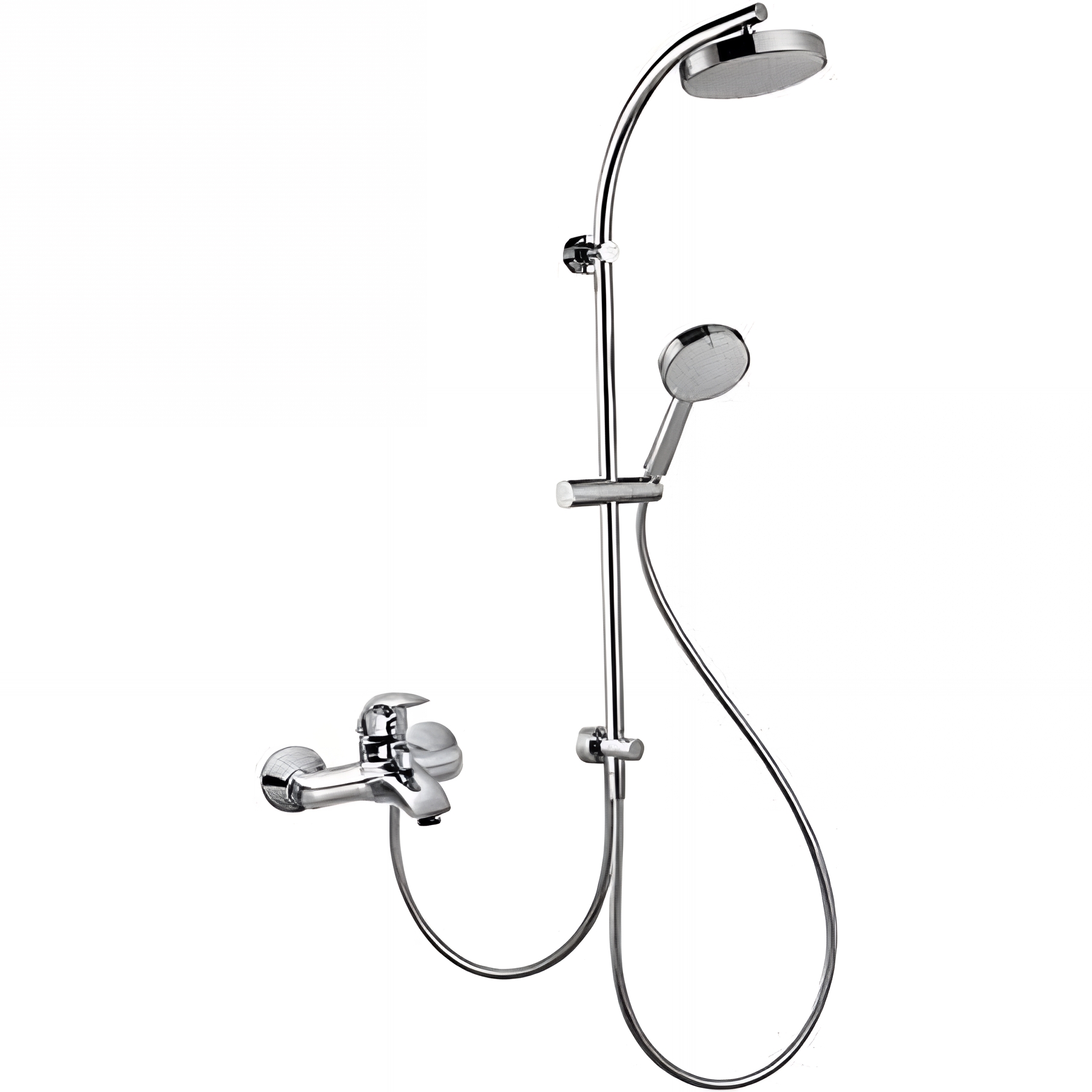 Barre de douche pour transformer le bain en douche douchette flexible ...