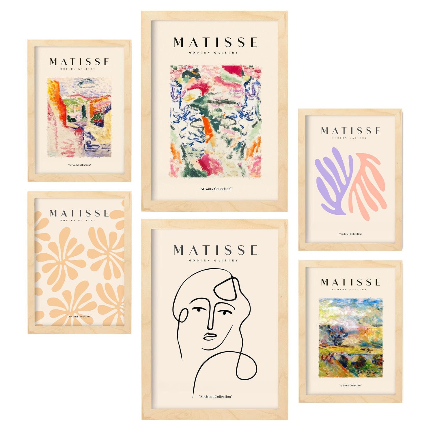 Nacnic Set De 6 Posters De Henri Matisse Escena Láminas De Fauvismo Y ...