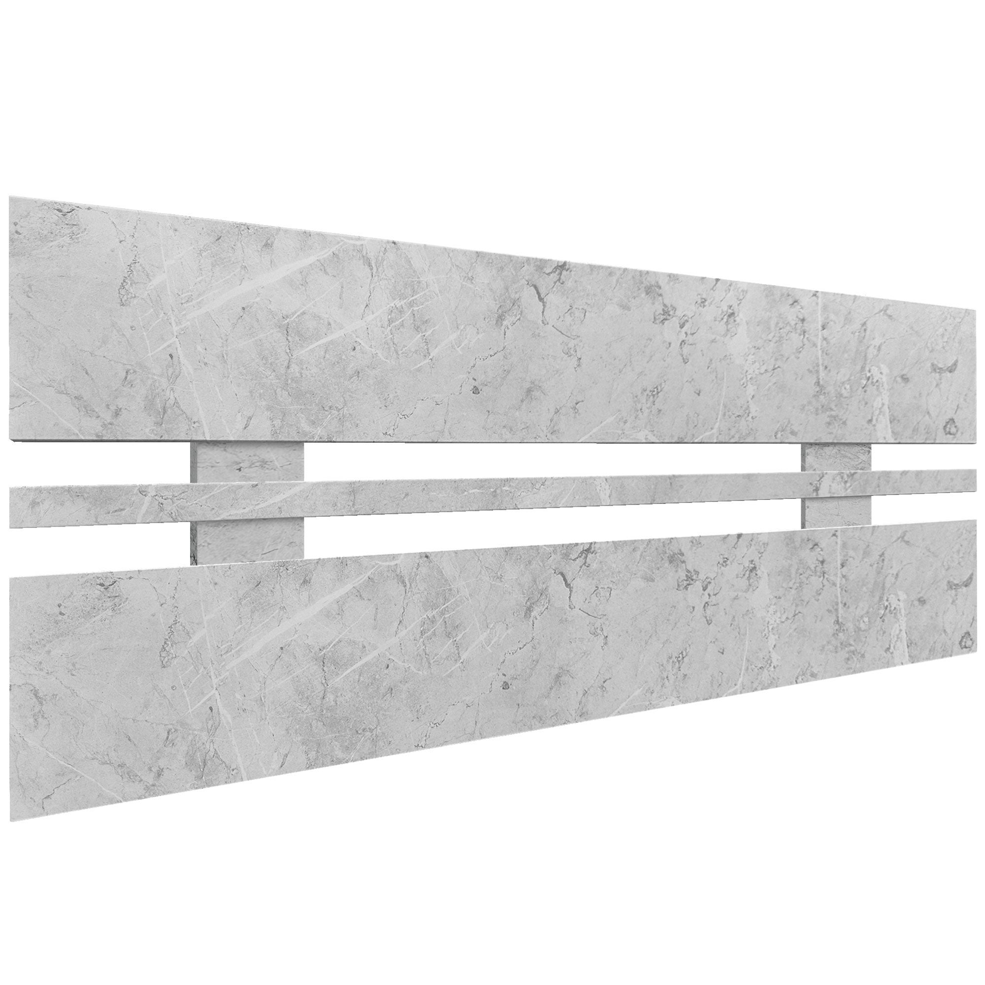 DHOME Cabecero de Madera reciclada DM Horizontal Ancho Cama Palets ...