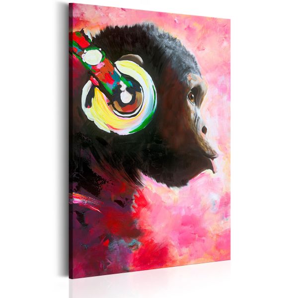 Tableau Monkey Music 40x60 cm | Leroy Merlin