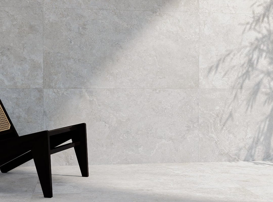 Travertin crosscut gris texturée - Carrelages 61x61 cm 9 mm - CDO 3001 ...