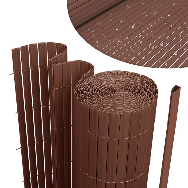 Canisse in PVC, schermo da giardino, piscine, recinzione in PVC ...