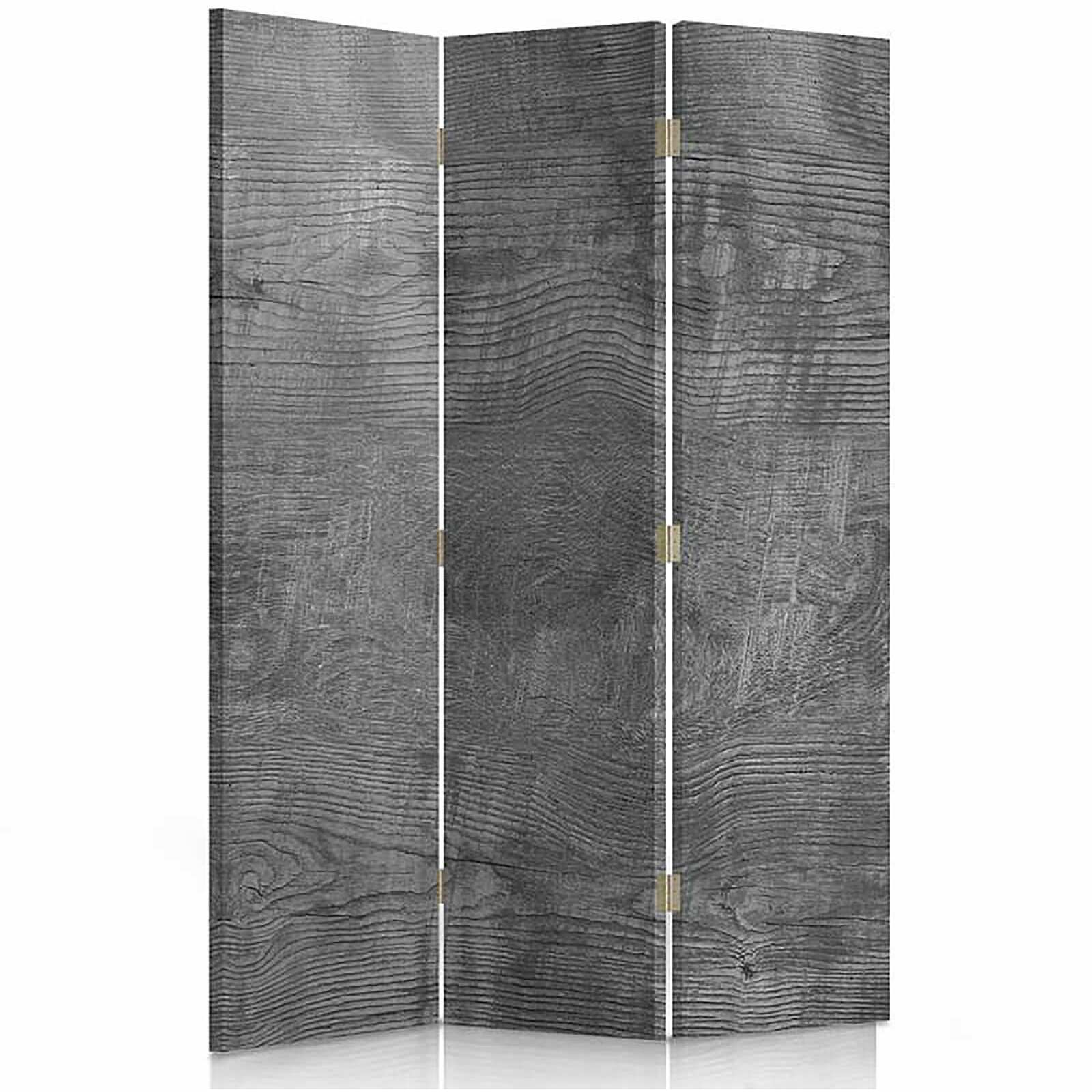 Paravent Design Gris Bois 3 Panneaux pour Intérieur Chic - 110 x 180 cm ...