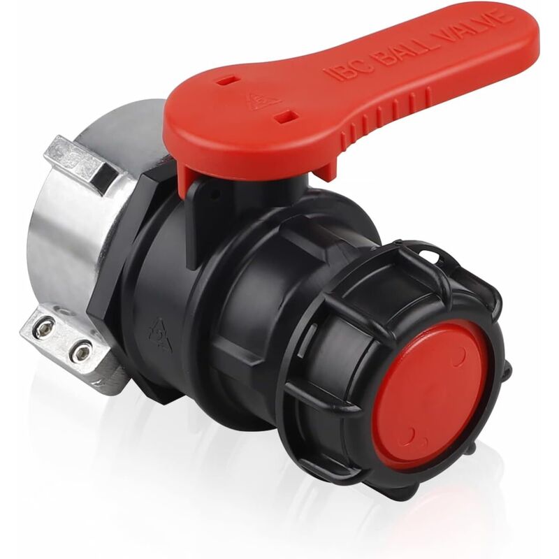 (S60x6)Adaptateur Réservoir IBC, Vanne Cuve Vanne pour Cuve IBC ...