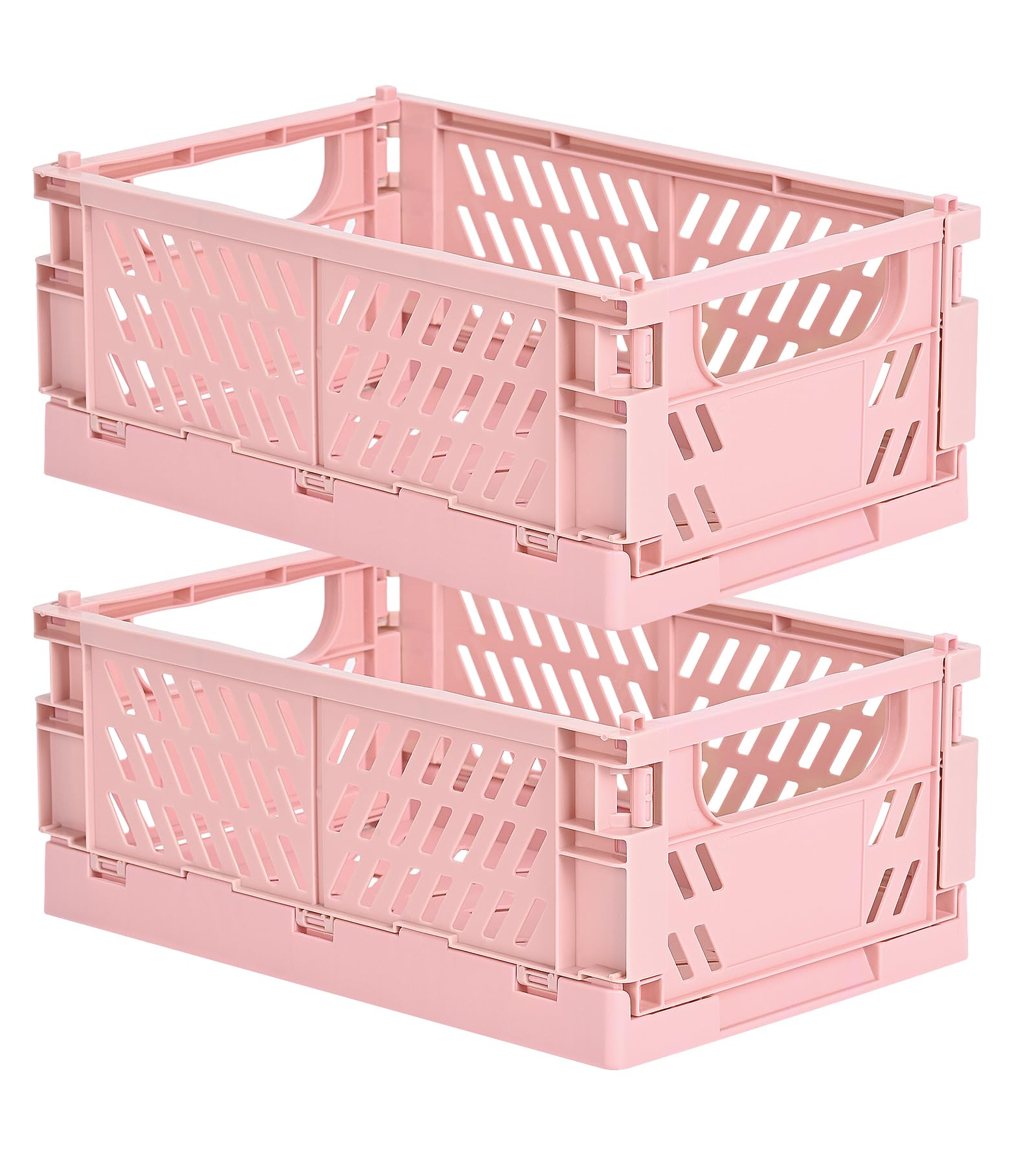 2 uds cajas de almacenamiento, mini cajas de plástico, cestas pequeñas ...