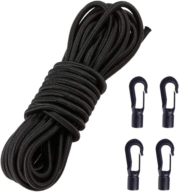 Cordón elástico de 3 metros (1 pieza), cordón elástico para con 4 ...