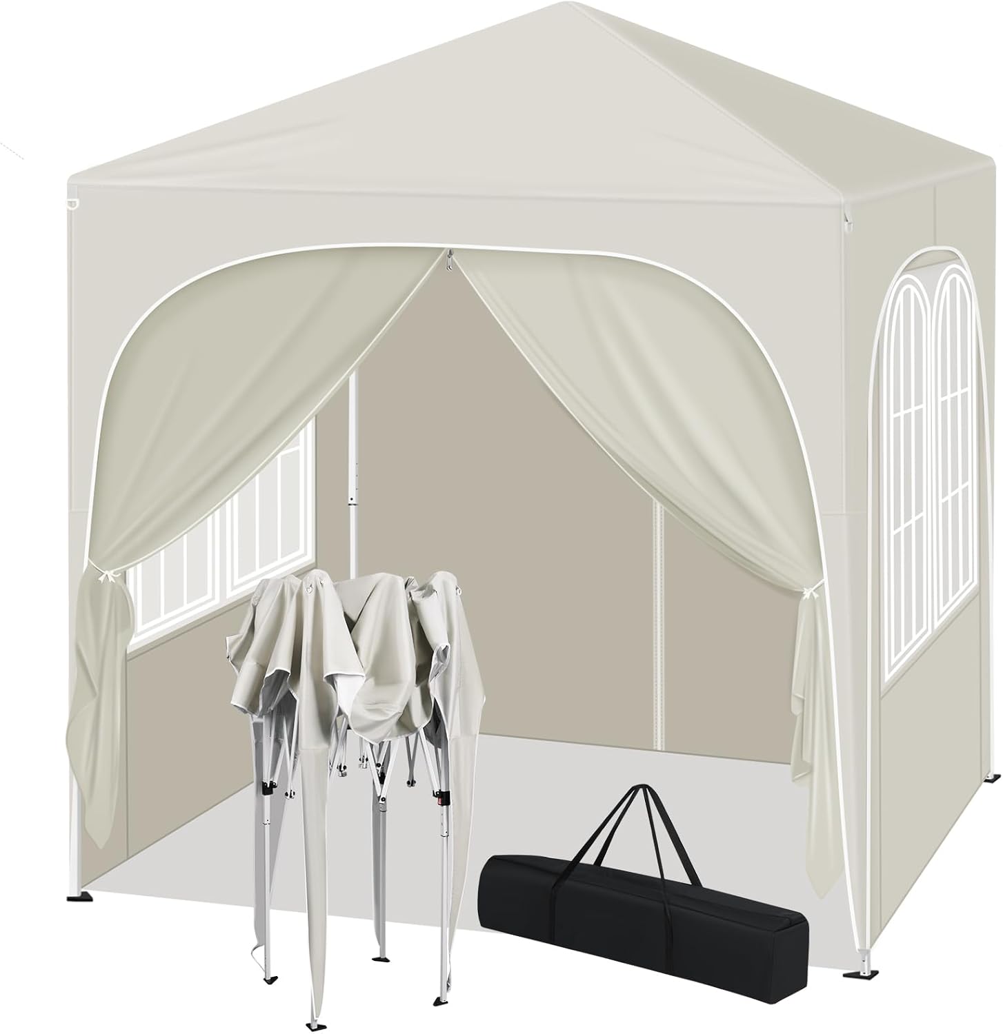 Tonnelle de Jardin, Pergola, Barnum, Tonnelle Pliante 2x2m，Hauteur ...