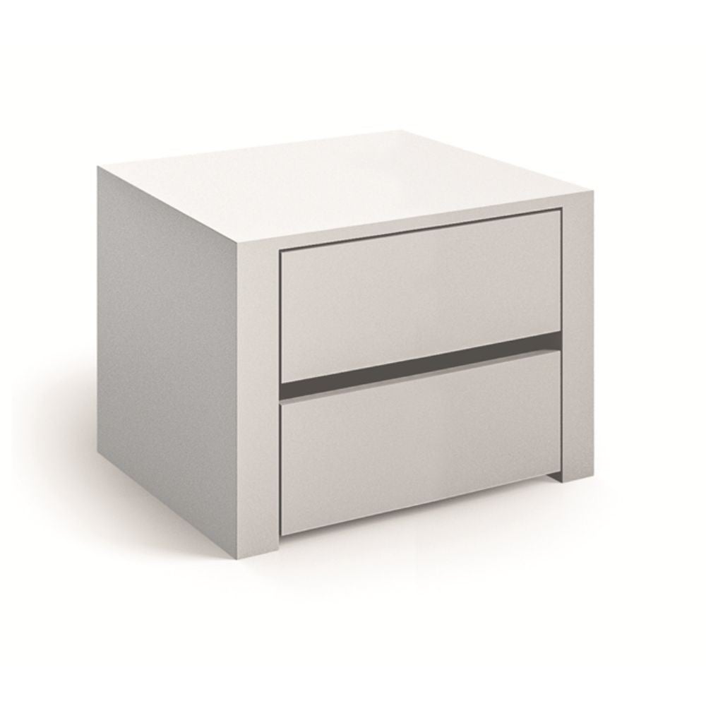 Commode Alice 45 x 44,5 x 43 cm, 2 tiroirs, blanc | Leroy Merlin