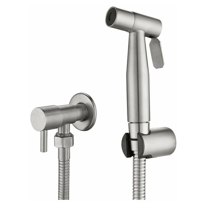 Douchette Wc Kit Complet - Kit Douchette Wc avec Vanne 3 Voies (1/2"-3/ ...