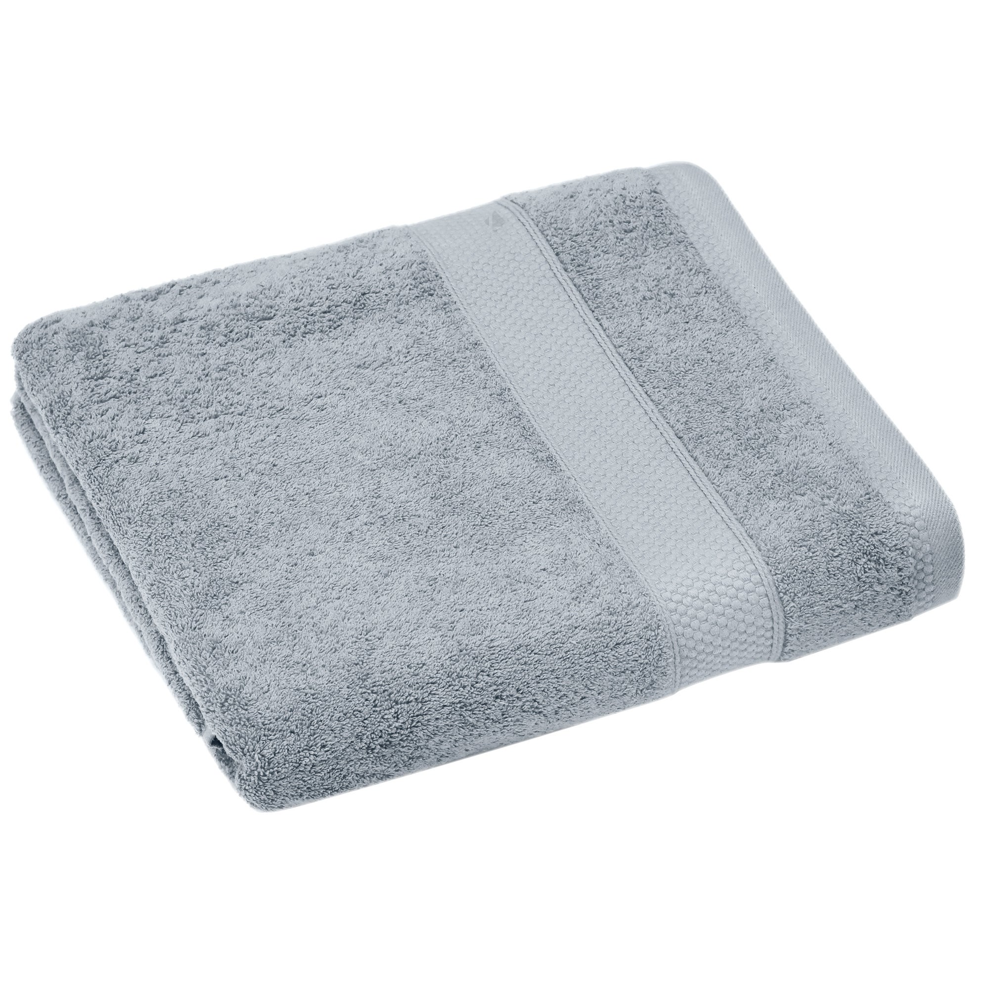 Drap de douche coton 550 g/m2 70x130 cm NAÏA bleu Glacier | Leroy Merlin