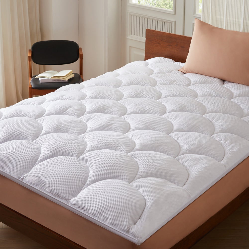 CASABEL Surmatelas 140x200 cm en Microfibre Rafraîchissante | Leroy Merlin