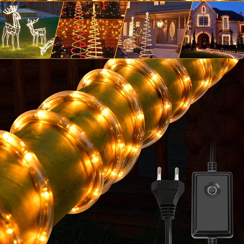 LED Luci di fata Luci di fata Luci di festa Luci di festa Giardino giallo-30m | Leroy Merlin