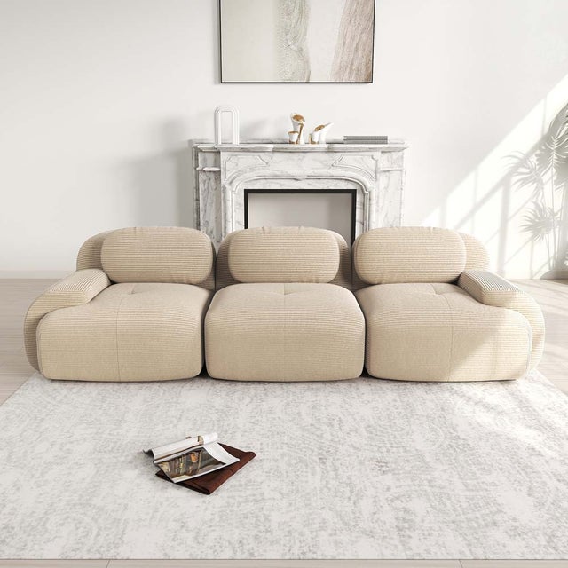 Canapé beige modulable au meilleur prix | Leroy Merlin