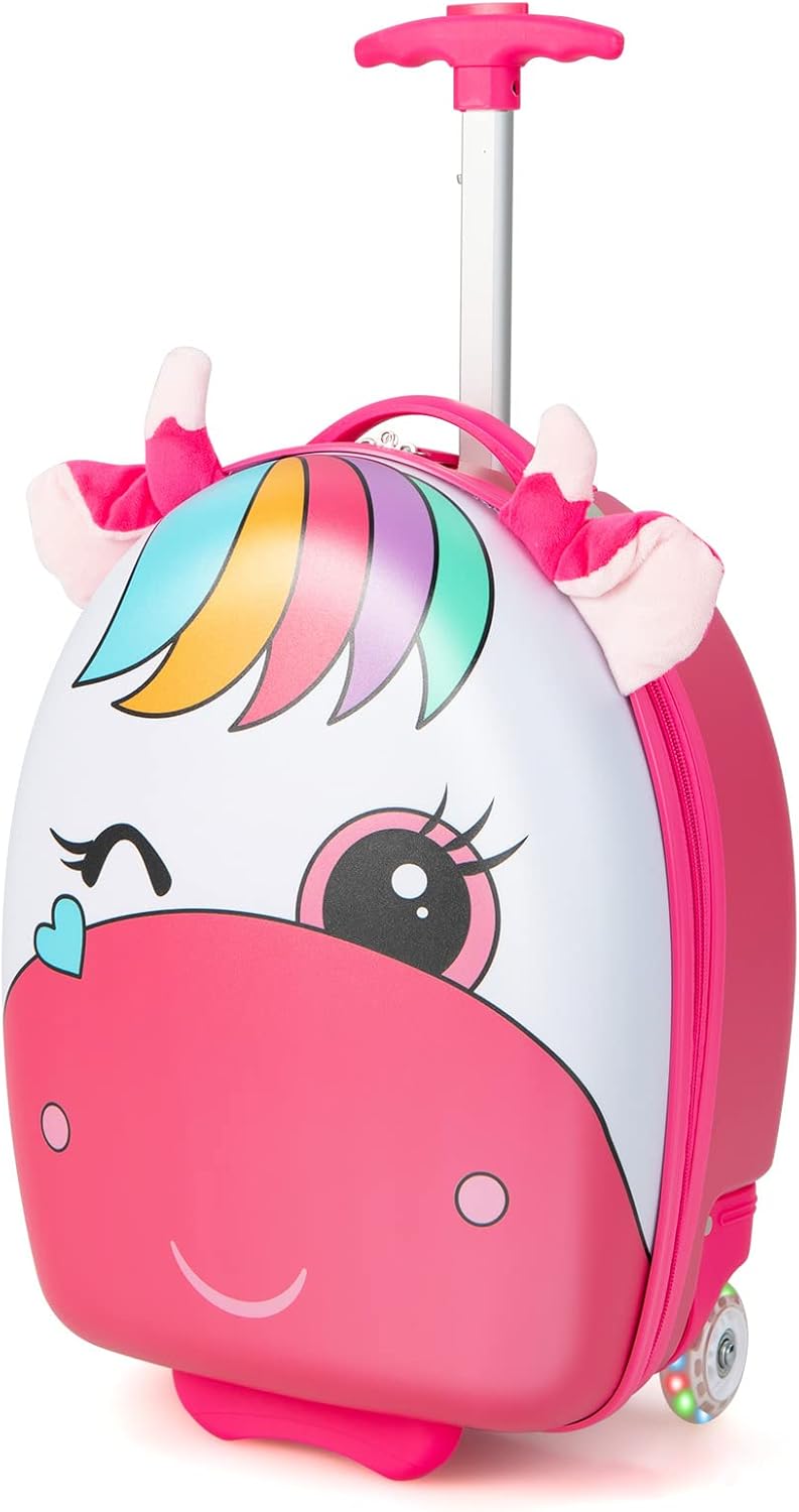 Valise Cabine Enfant à roulettes, 16'' Valise Enfant avec Roues ...