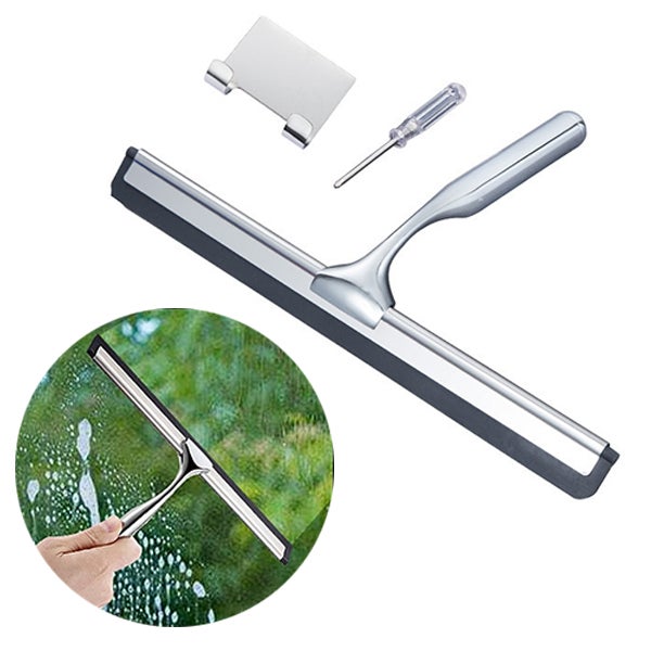 Raclette de douche raclette de fenêtre raclette en acier inoxydable ...