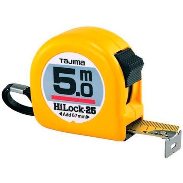 Mètre déroulant Hi-Lock 25 Tajima-5 m. | Leroy Merlin