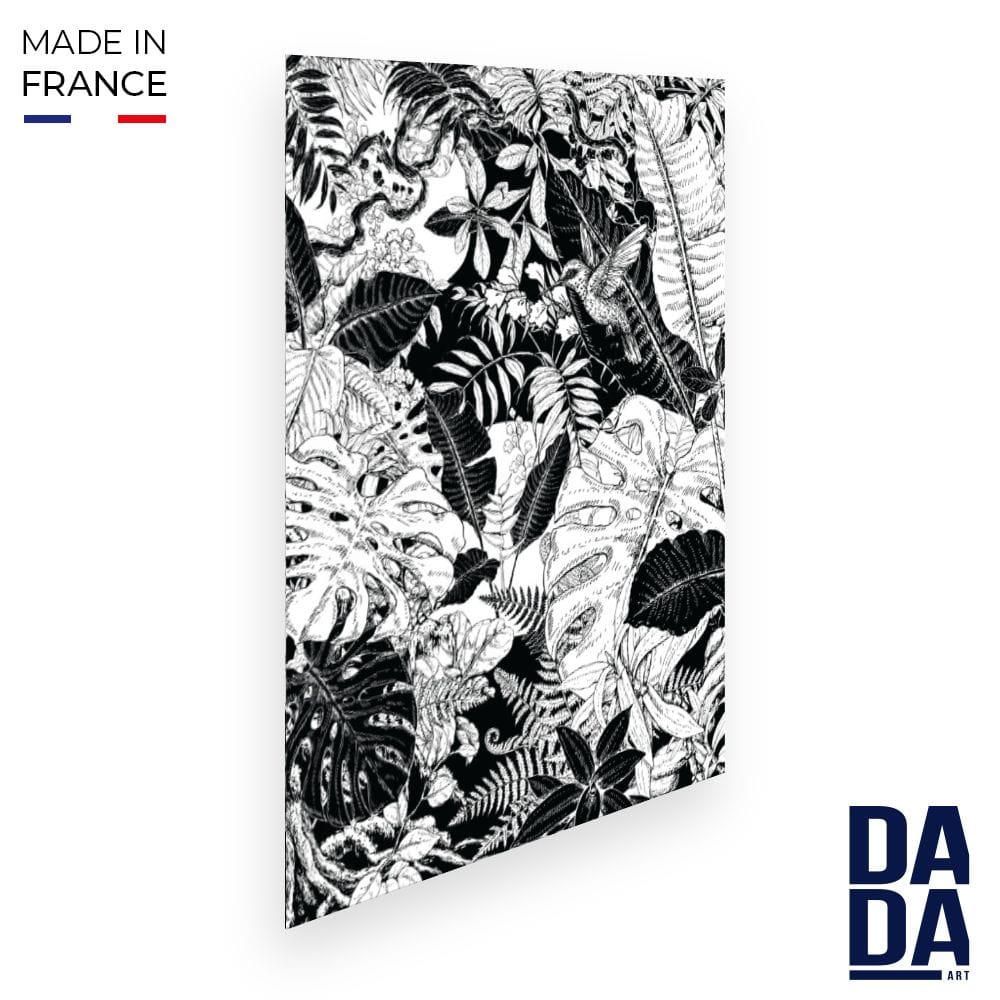 Affiche Jungle Monochrome 50x70cm Fabriqué En France Dada Art
