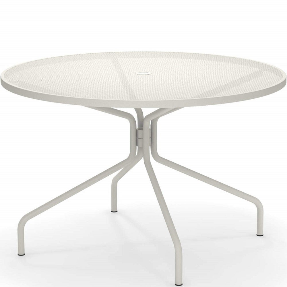 Table ronde Emu Cambi en acier Ø 120 cm Art.805 Couleur Blanc 23 ...