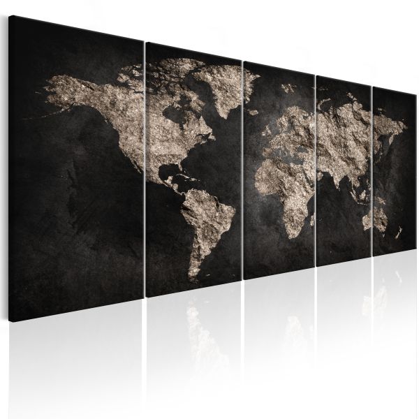 Tableau Cartes du monde World Full of Secrets I 225x90 cm | Leroy Merlin