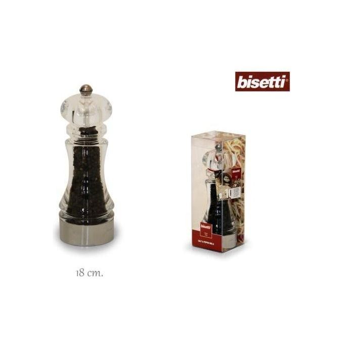 Bisetti Macinapepe Acrilico-inox 18cm | Leroy Merlin