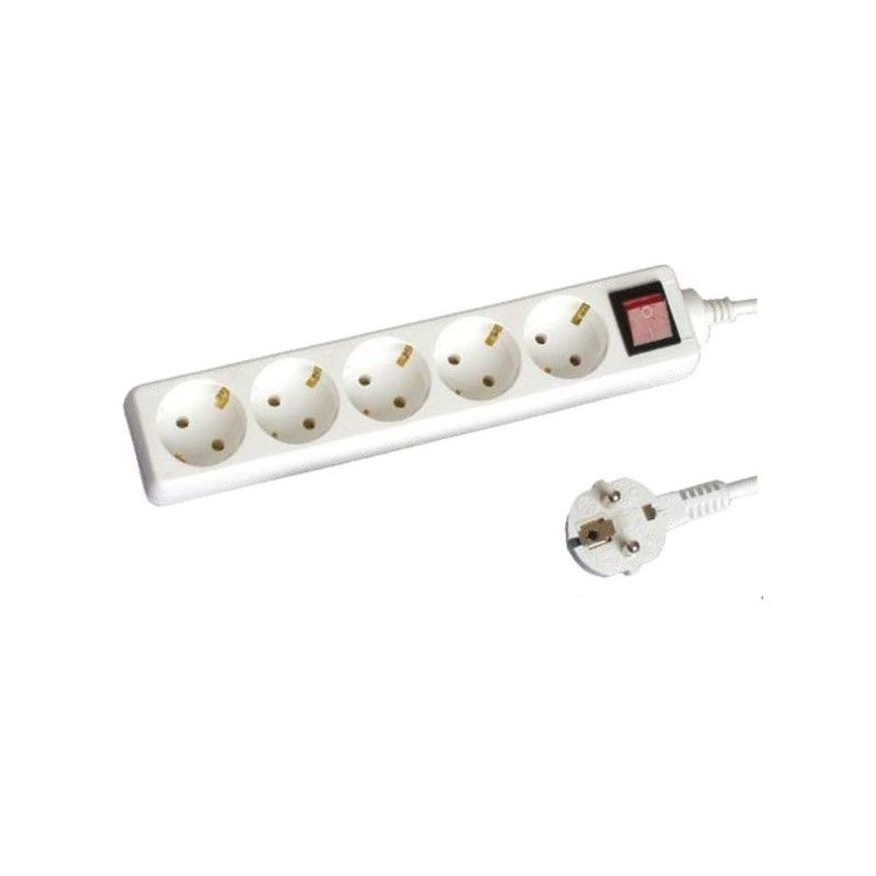Base multiple 5 prises avec interrupteur 1,5 mètre de câble GSC 0000013 ...