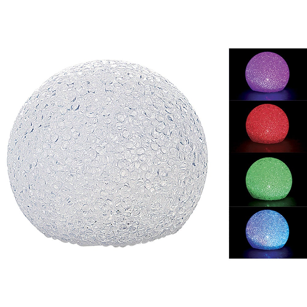 Bola luminosa con LED de colores para interior Light-In - Tamaño Ø10 cm ...