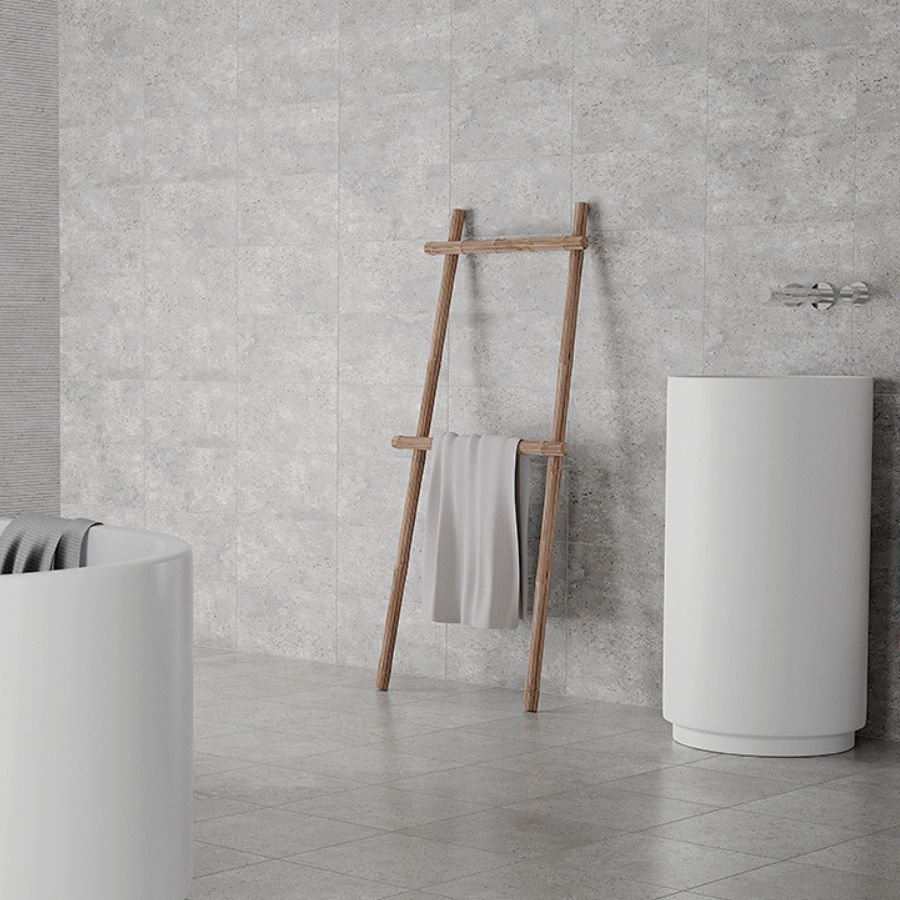 Azulejo cerámico efecto cemento Mate CERTECA FLAY Gris 20x30 (caja con ...