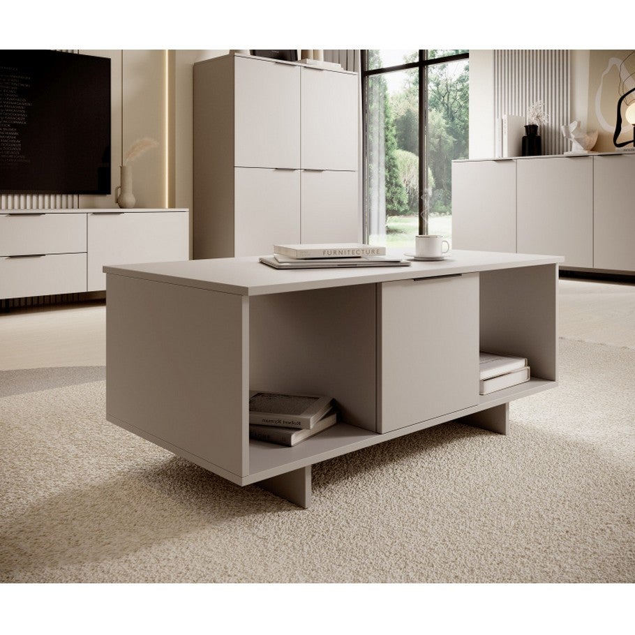 Table basse beige 100 x 55 cm Jude | Leroy Merlin