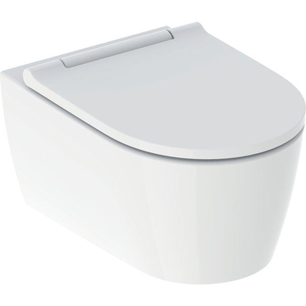 Geberit One, WC suspendu, TurboFlush, avec siège de WC à abaissement ...