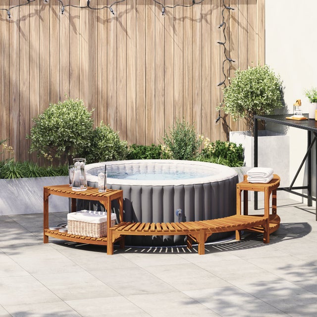 Jacuzzis y spas rígidos: relajación y burbujas en tu jardín