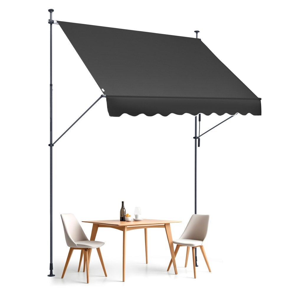 Store rétractable pour balcon 250x120cm résistant à l'eau et UV80+ avec ...