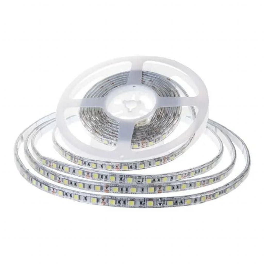 Bande LED SMD2835 7.5W/m 10m 120 LED/m 3000K 24V IP65 10mm | Leroy Merlin