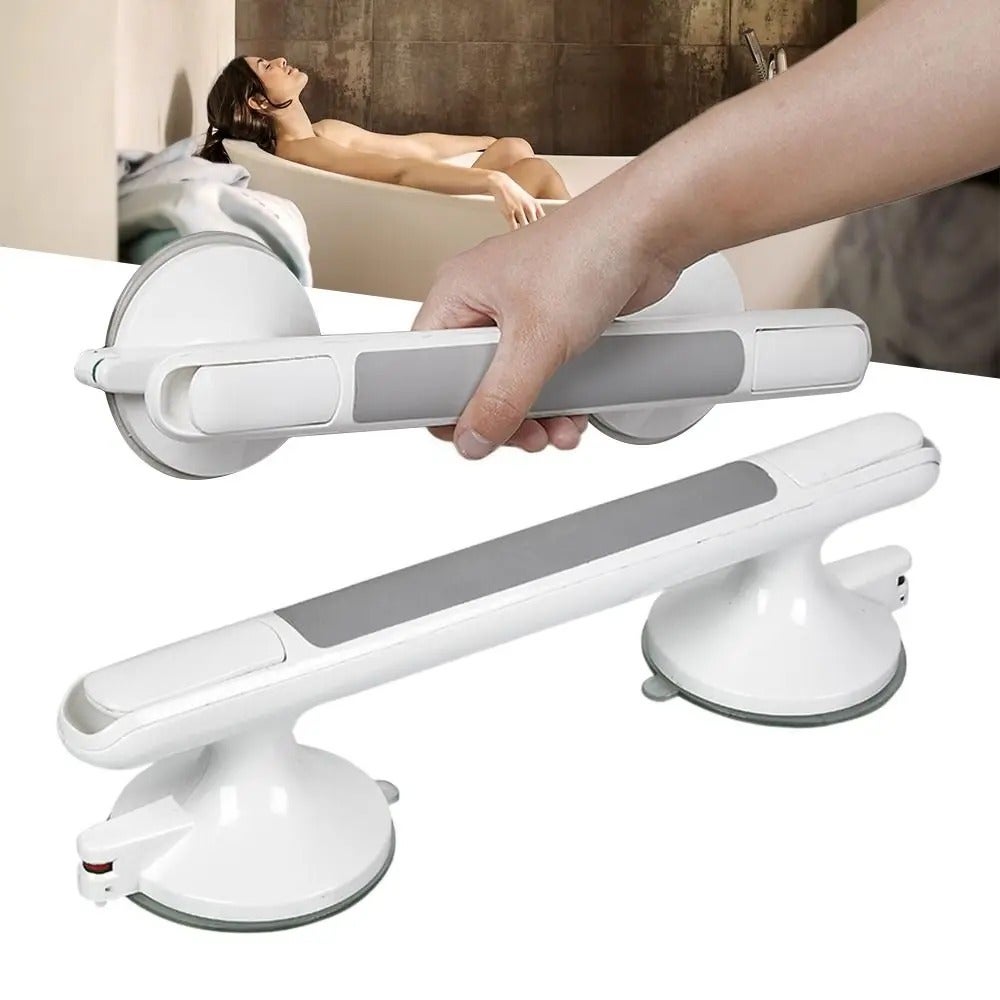 KAKET Barre d'appui pour douche avec ventouses robustes, rail de ...