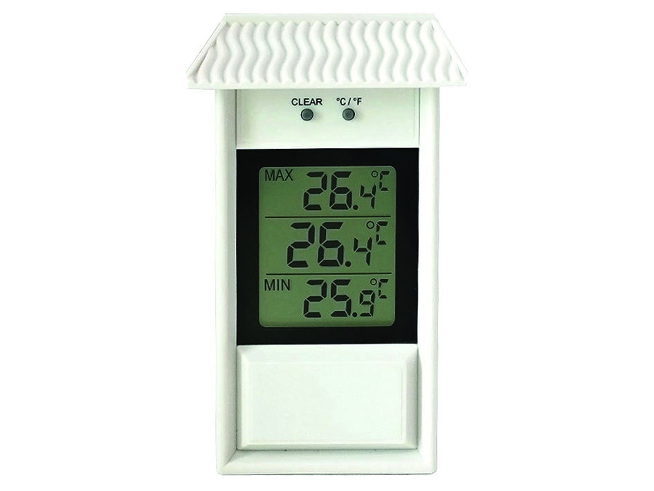 Termómetro de plástico mín./máx. dig. bidireccional. 105055 Moller ...
