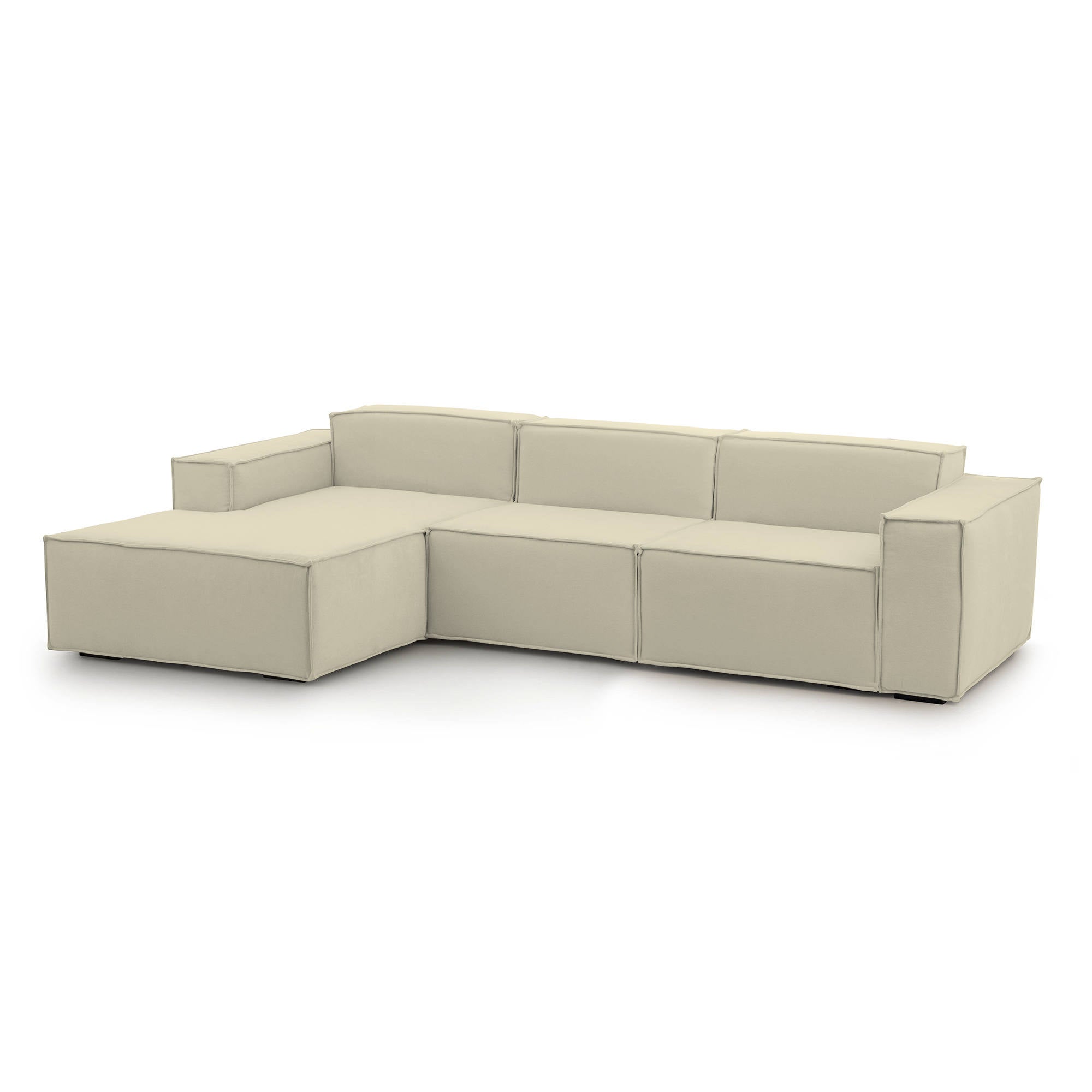 Sofá fijo con península Alganibra, Sofá modular con península izquierda ...