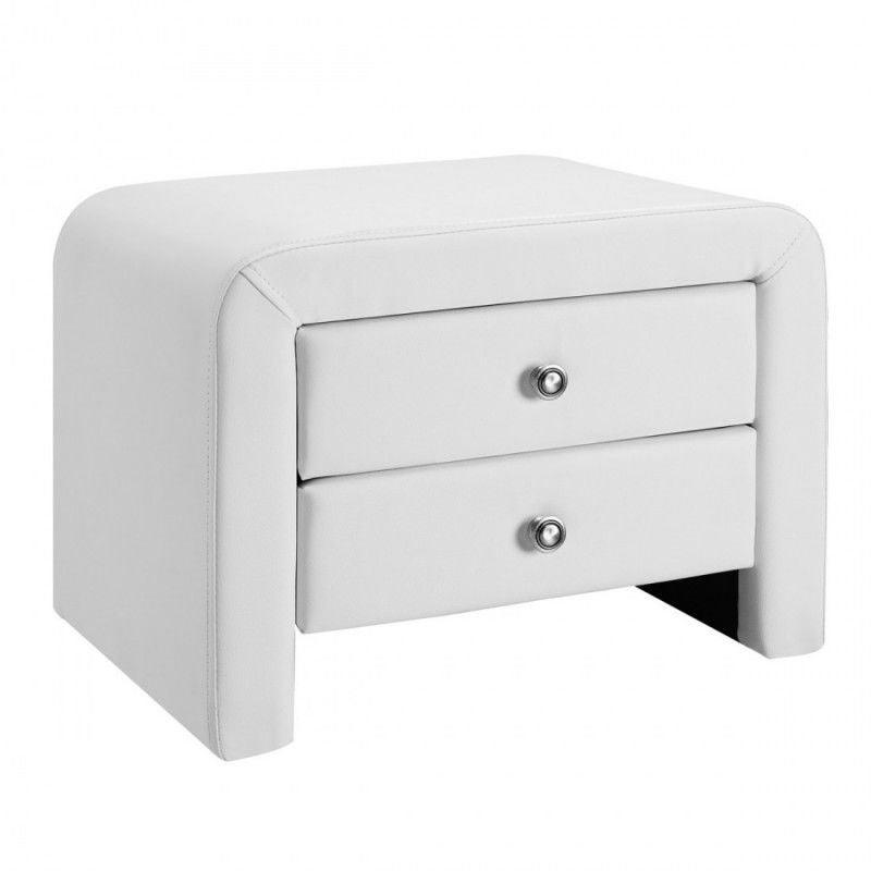 Table chevet design Eva - Couleurs - Blanc | Leroy Merlin