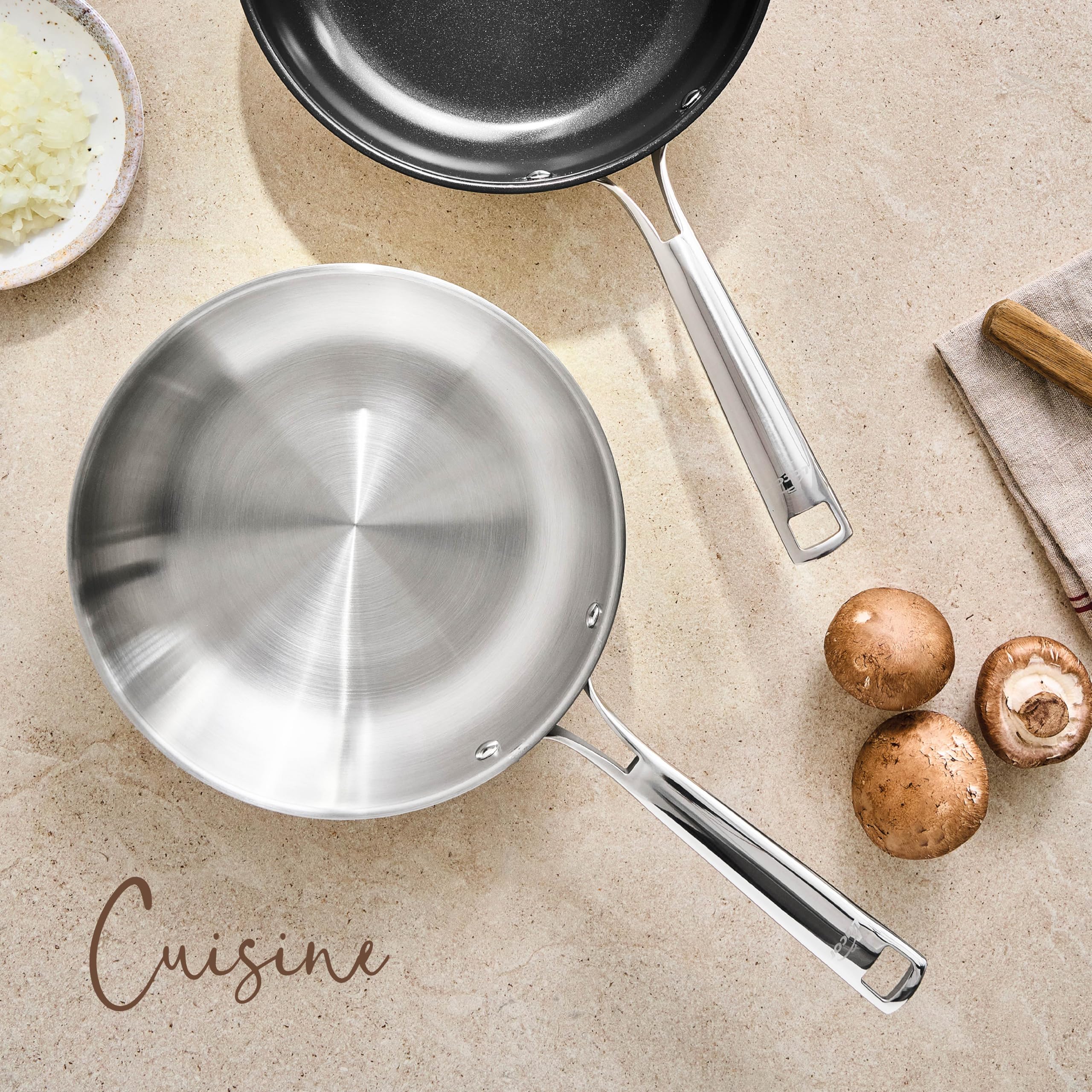 LACOR - 44428 - Padella in Acciaio Inox 18/10 Cucina, Padella ...