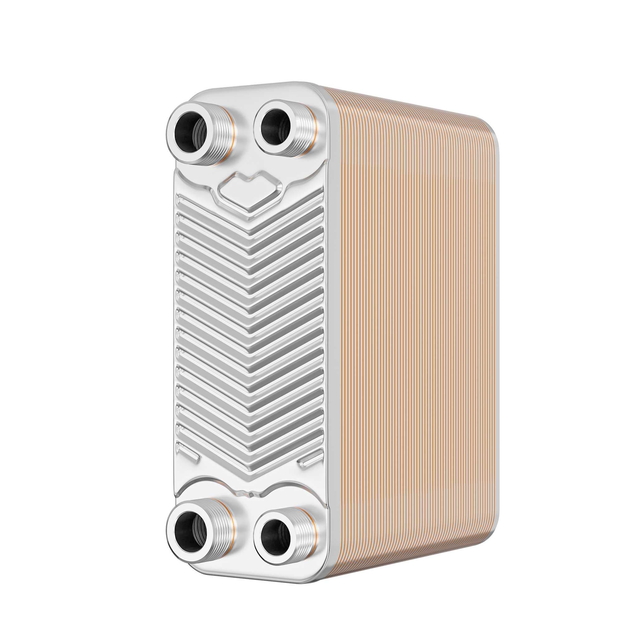 Échangeur de chaleur thermique avec 60 plaques – 191 x 73 x 1534 mm ...