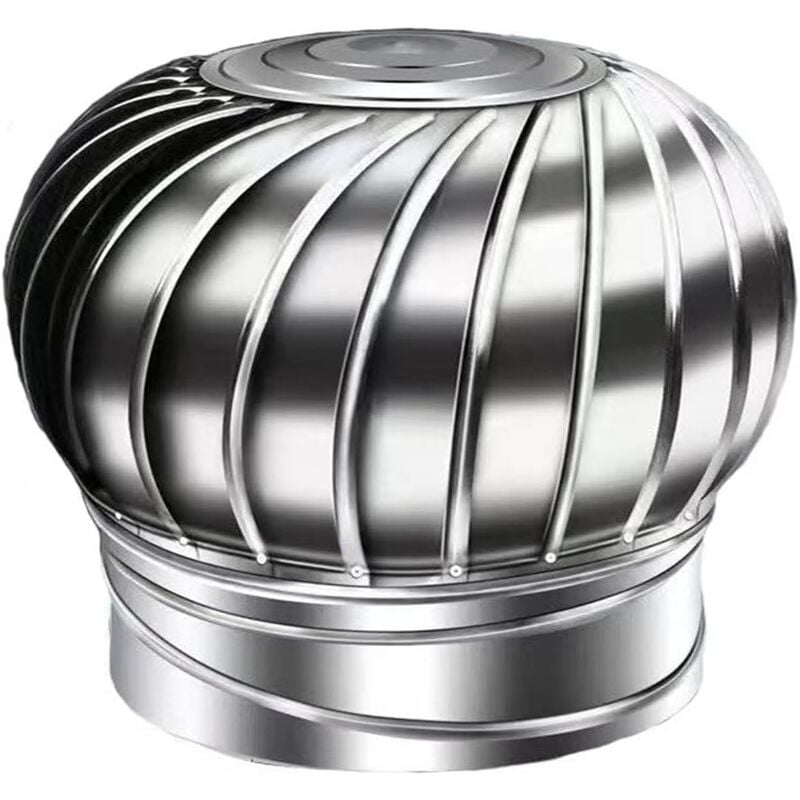 Sortie de toit, Extracteur de fumées rotatif éolien en inox base ronde ...