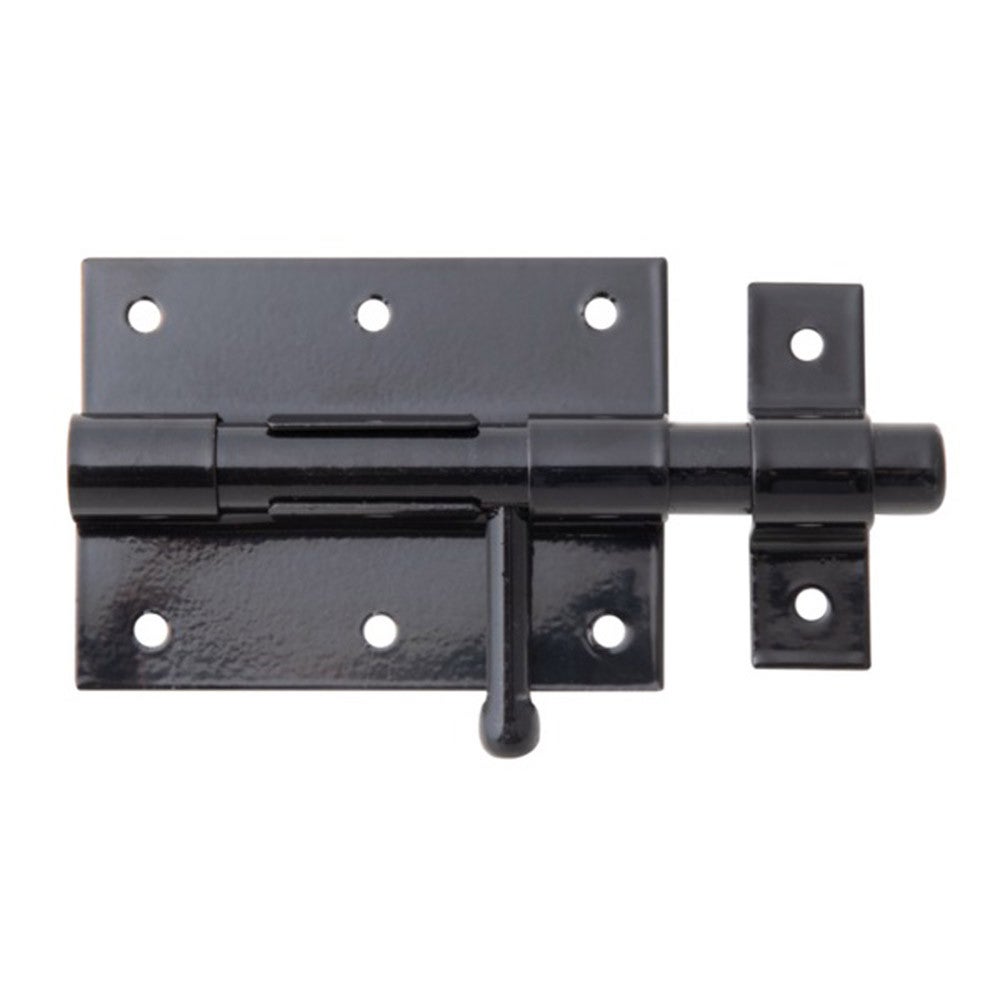 Verrou box bouton 90 x 130mm noir - Alberts | Leroy Merlin