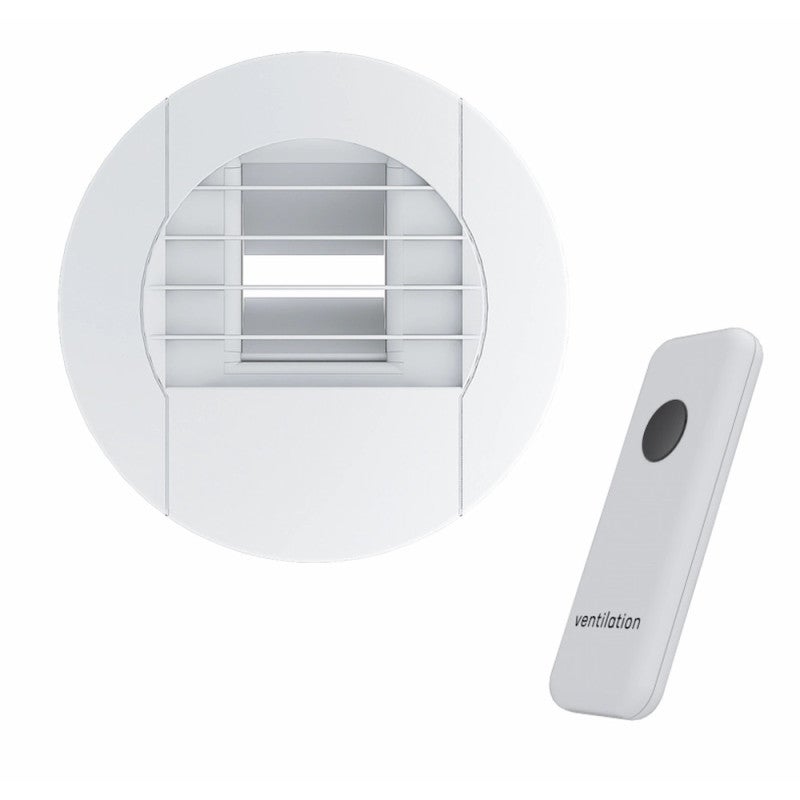 Bouche VMC hygro cuisine piles + télécommande Alizé Blue HCTP05 | Bricoman