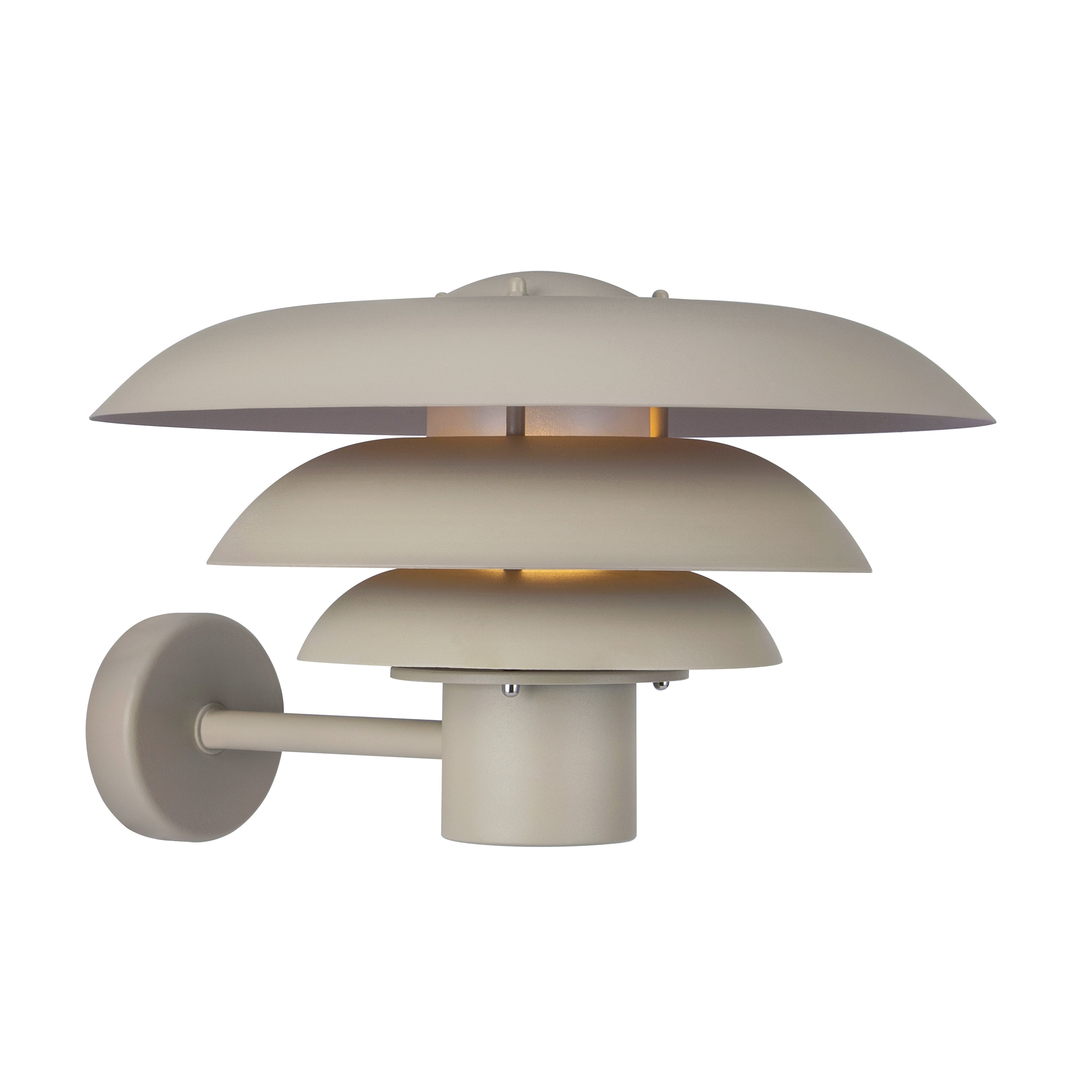 Applique murale KURNOS 35 Métal Sablé, H.23.7 - IP54 - E27 /Nordlux ...