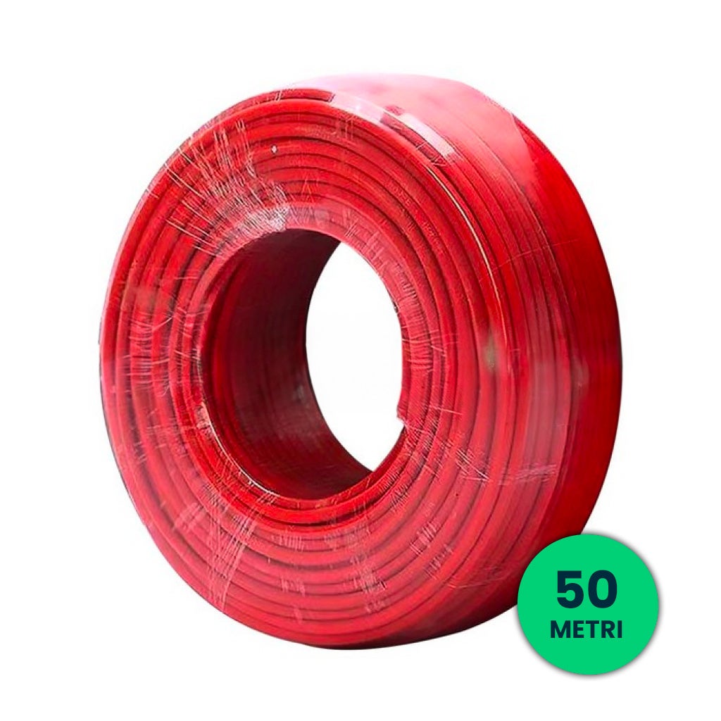Càble solaire 6 mmq Couleur rouge 50 mètres | Leroy Merlin