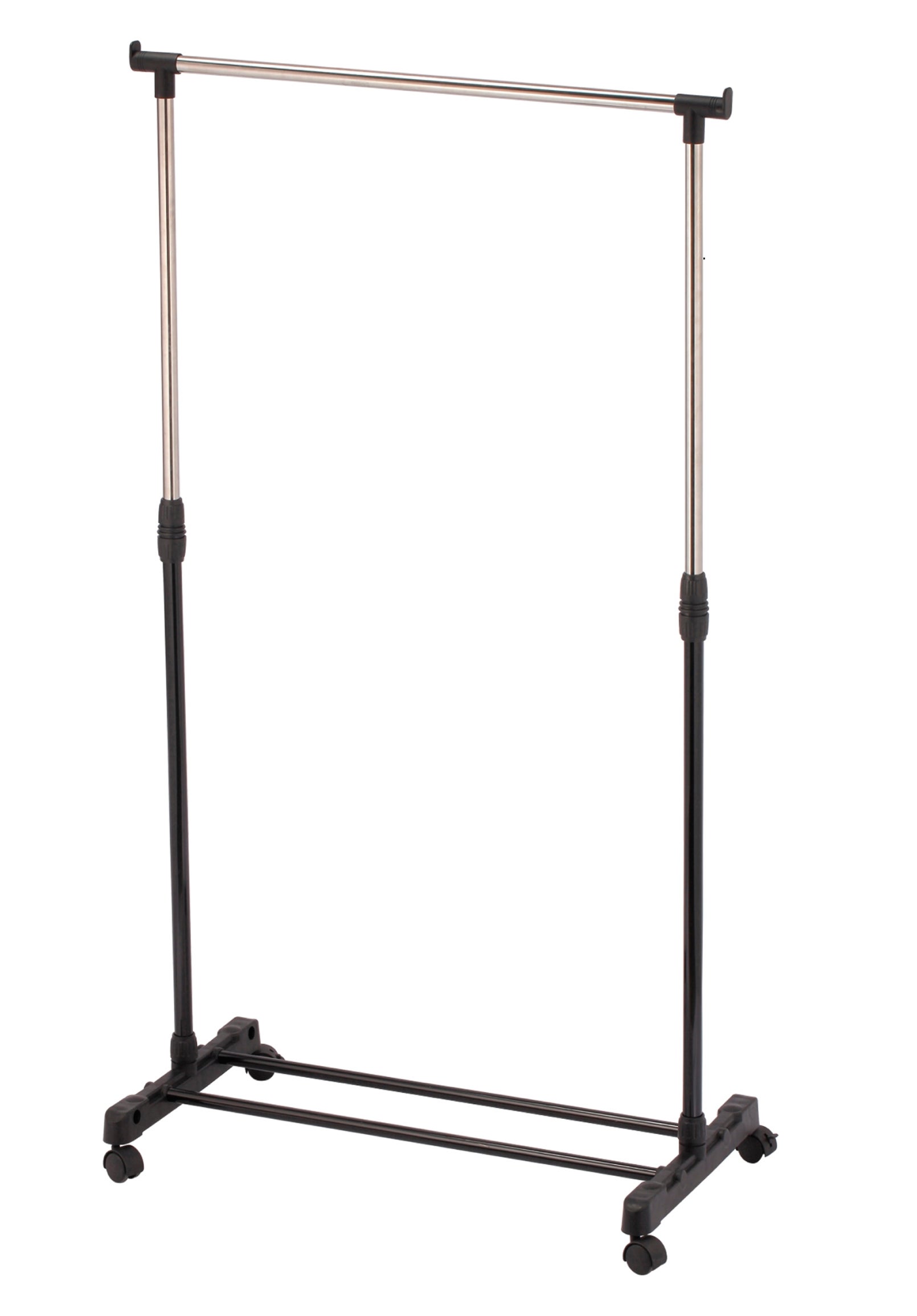 THE SECRET HOME Perchero Burro Extensible de Metal con Ruedas para Ropa ...