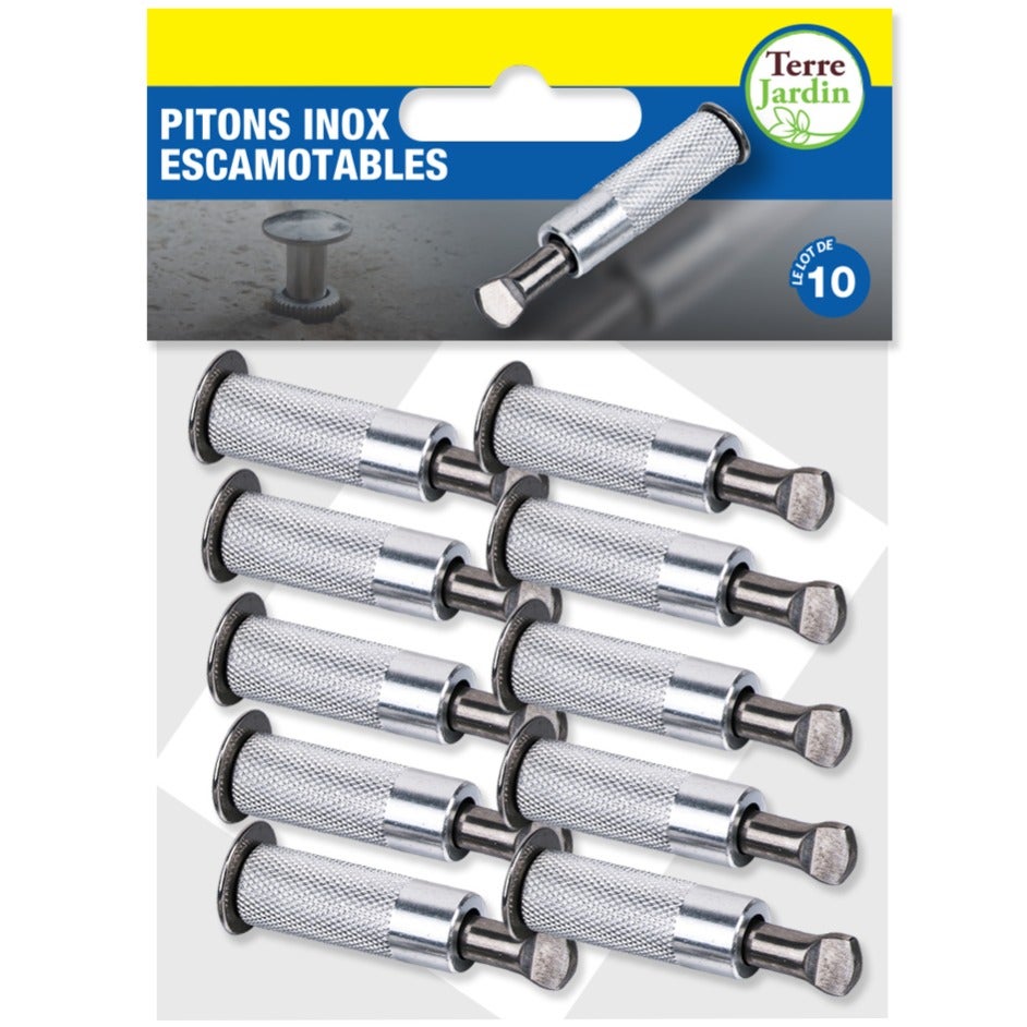Piton douille rétractable inox - X10 | Leroy Merlin