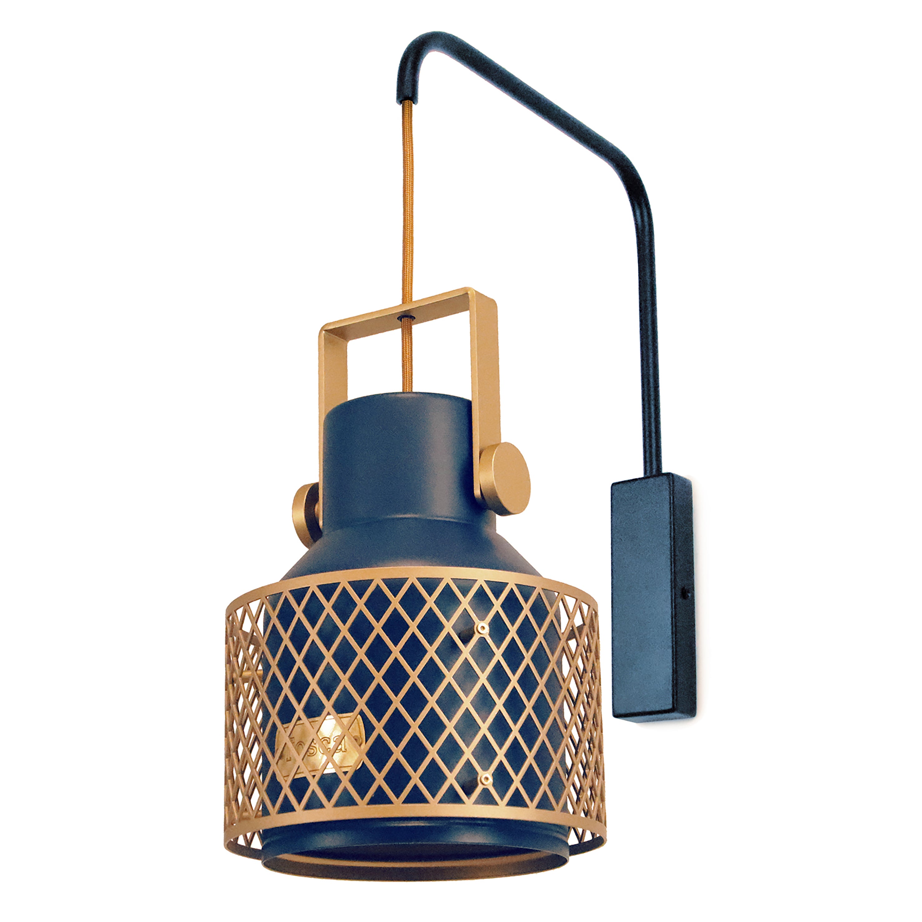 Applique TOSCA E27 60W Bleu | Leroy Merlin