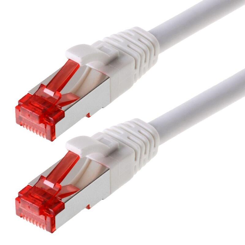 Helos c ble r seau s/ftp cat 6 blanc 3,0m | Leroy Merlin