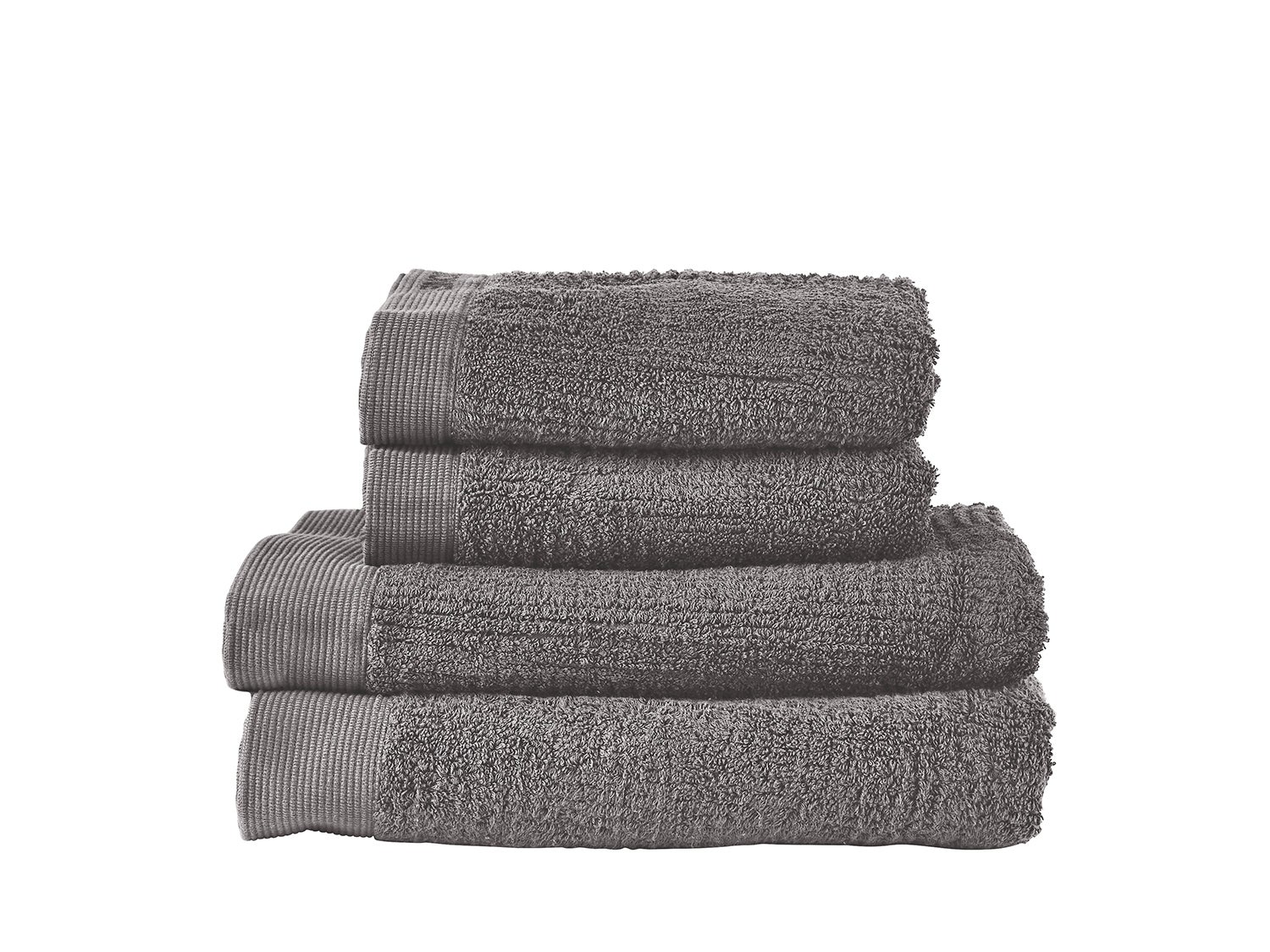 Zone Denmark Classic Serviette 4 pces Gris | Leroy Merlin